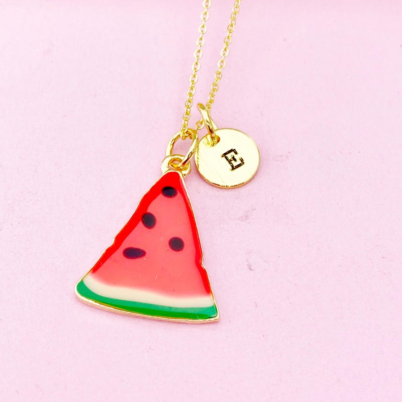 Watermelon Necklace - Etsy