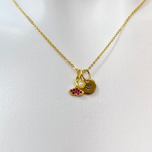 Gold TINY Ginkgo Biloba Leaf Charm Necklace Herbalists Gifts Ideas ...