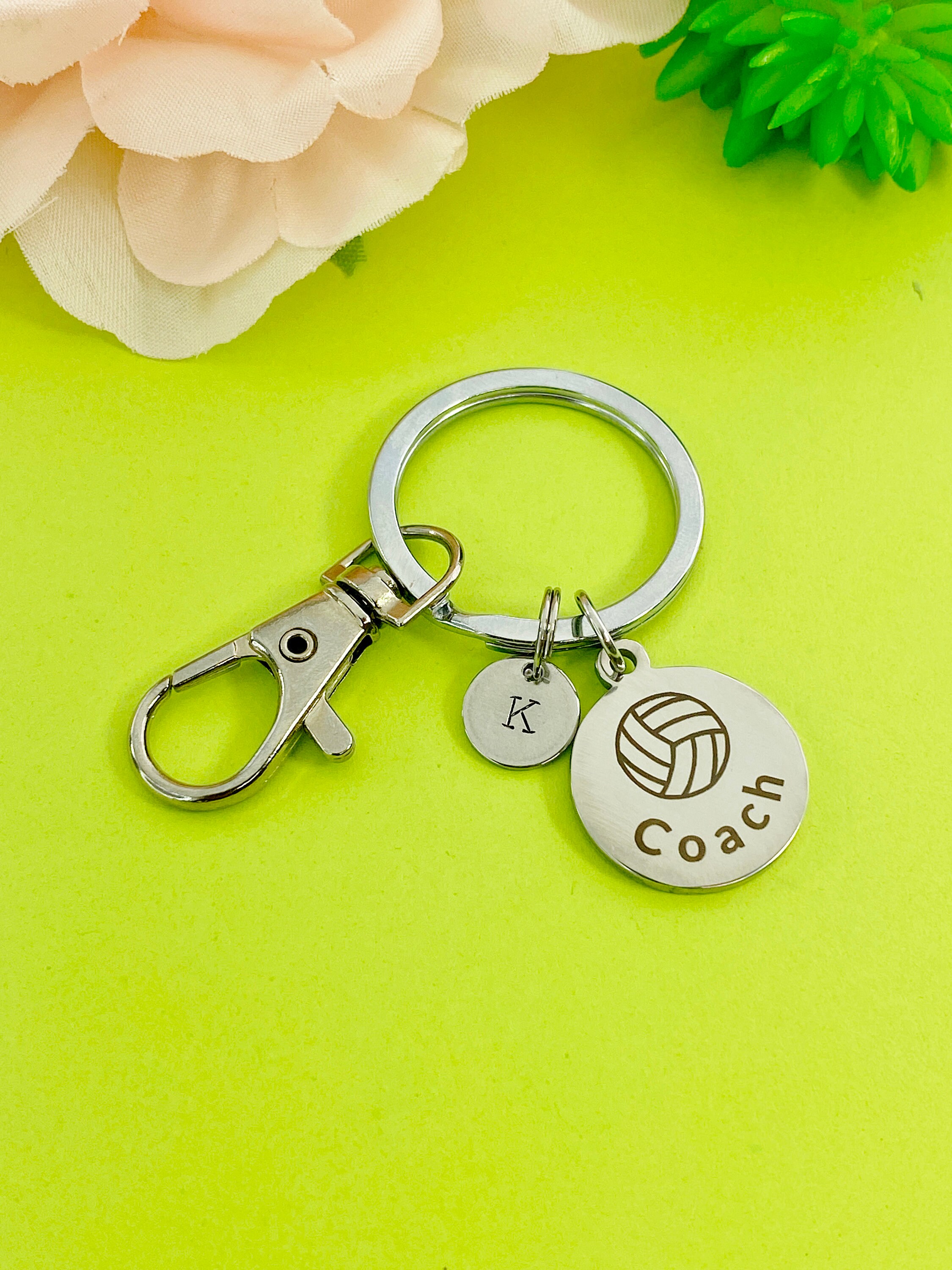 Water Polo Charm Coach Keychain Stainless Steel, Best Seller Christmas ...