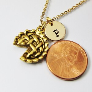 Grandma Necklace Gift Gold Apple Pie Necklace Pie Necklace - Etsy