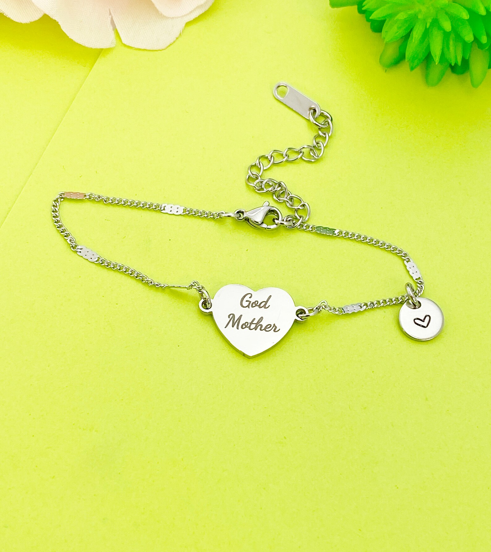 Godmother Bracelet, Heart, Godmother Jewelry, Mother's Day Gift ...