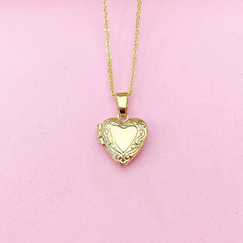 Simple Gold Locket - Etsy