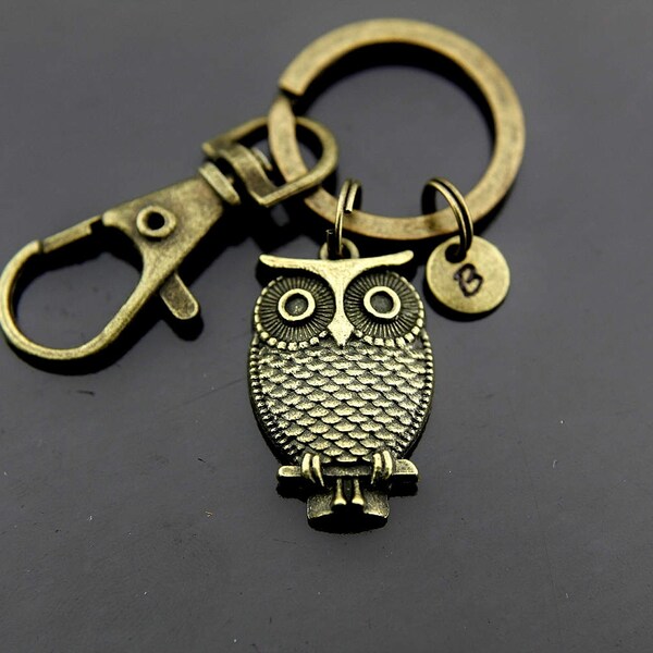 Owl Keychain - Etsy