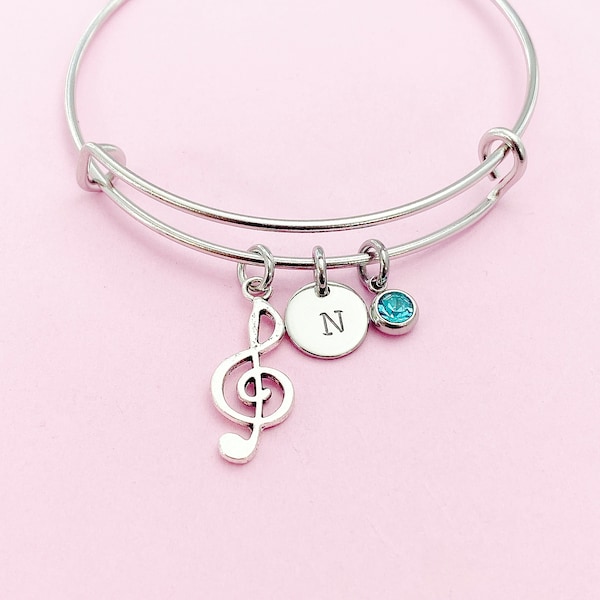 Music Note Bracelet - Etsy