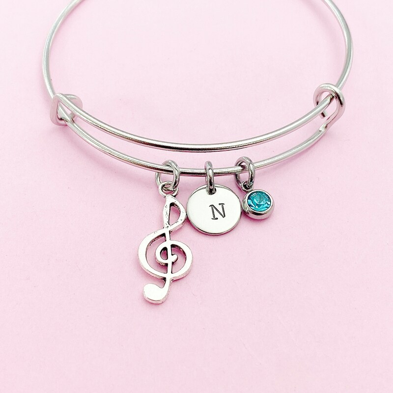 Music Note Bracelet - Etsy
