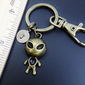 Antique Bronze UFO Charm Keychains UFO Pendant Keychains UFO Keyring ...