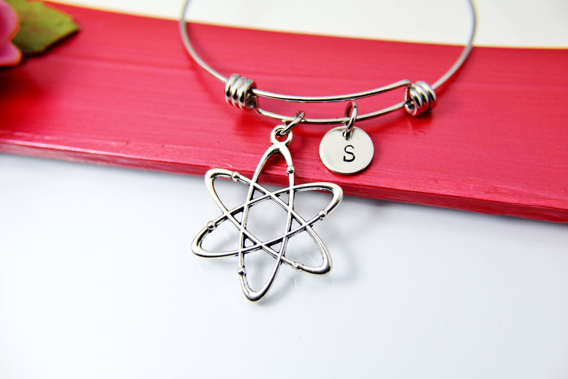 Atom Charm Bracelet Atom Charm Science Charm Science - Etsy