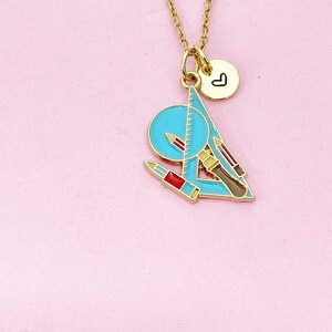 Gold Ruler Protractor Charm Necklace, Bracelet or Keychain Option ...
