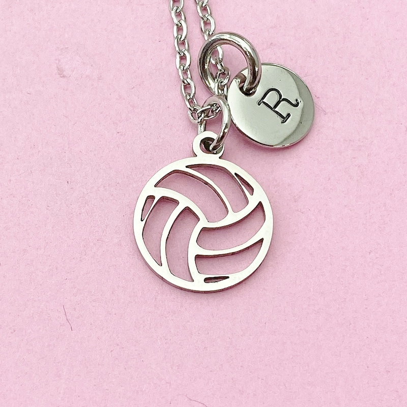 Volleyball Necklace - Etsy