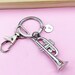 Silver Trumpet Charm Keychain, N5701 - Etsy