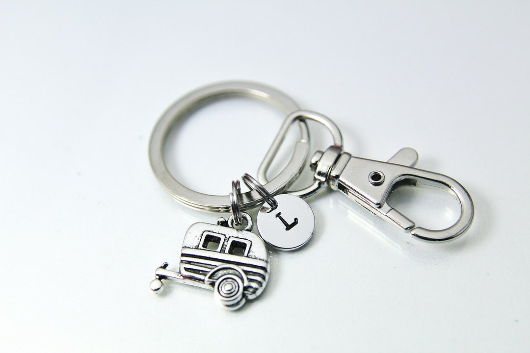 Best Christmas Gift, Camper Trailer Keychain, RV Camper Charm, Camping ...