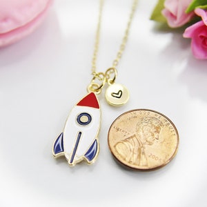 Rocket Necklace, Spacecraft Aircraft Vehicle Rocket Necklace Gifts ...