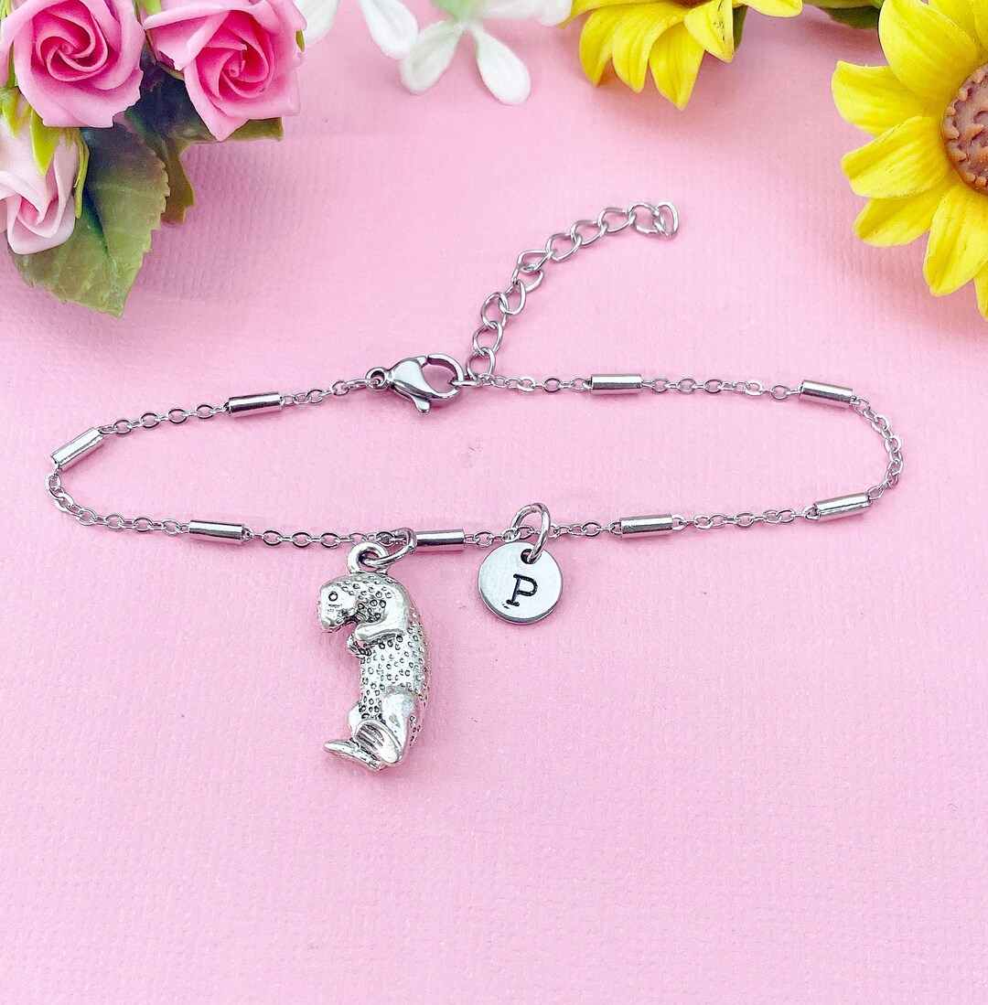 Otter Charm Bracelet in Silver, N6394B - Etsy