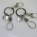Knot Rope Charm Keychain, Knot Rope Charm Gothic Jewelry Personalized ...