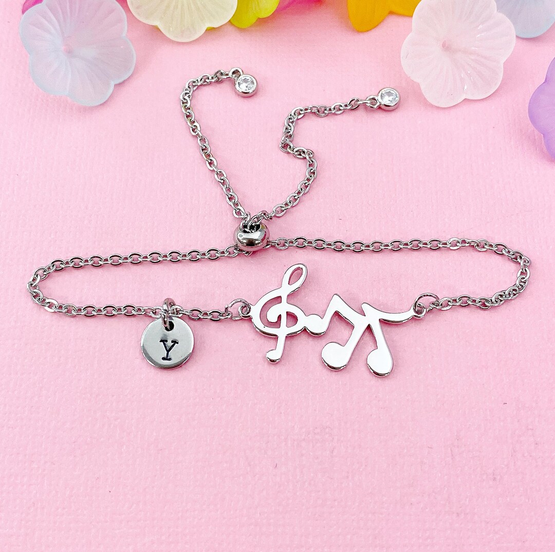 Musical Note Charm Bracelet – Gift for Music Teachers, Students ...