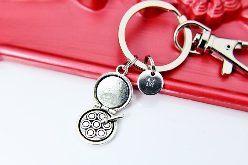 Silver Makeup Charm Keychain Makeup Artist Gifts N2250 - Etsy