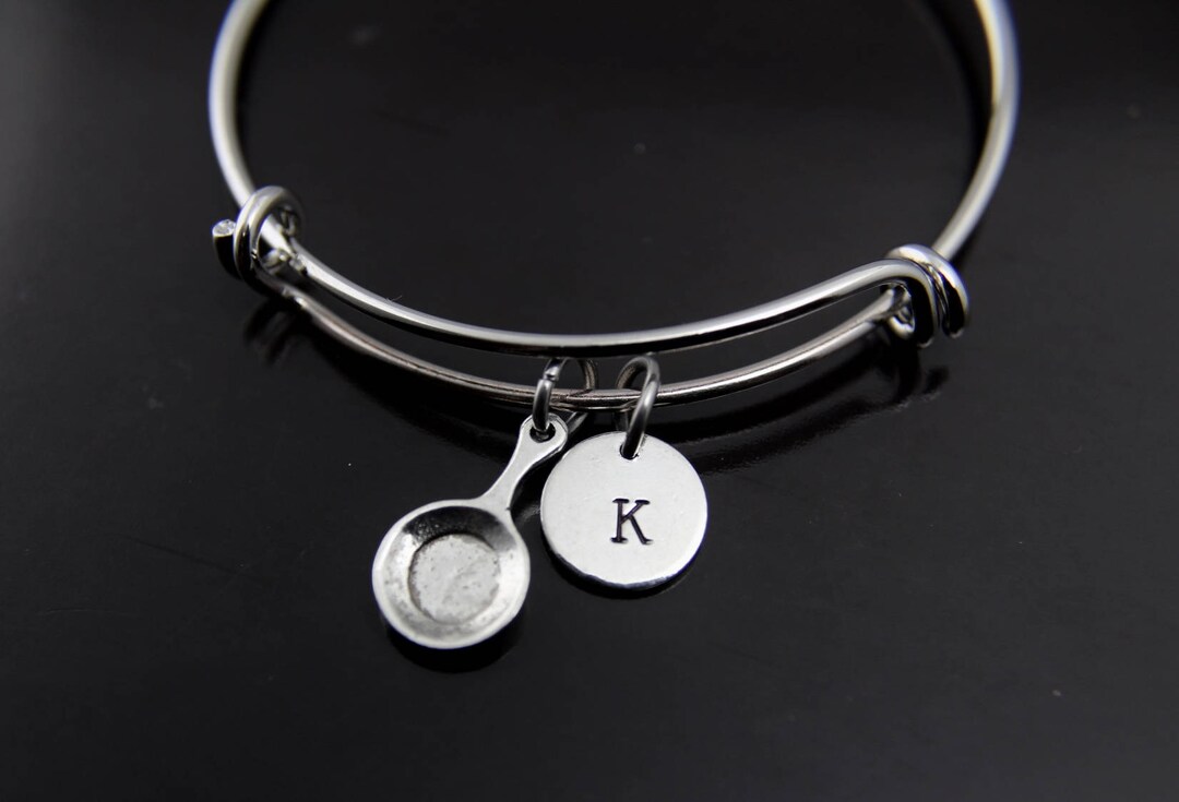 Frying Pan Bangle, Frying Pan Bracelet, Frying Pan Charm, Personalized ...