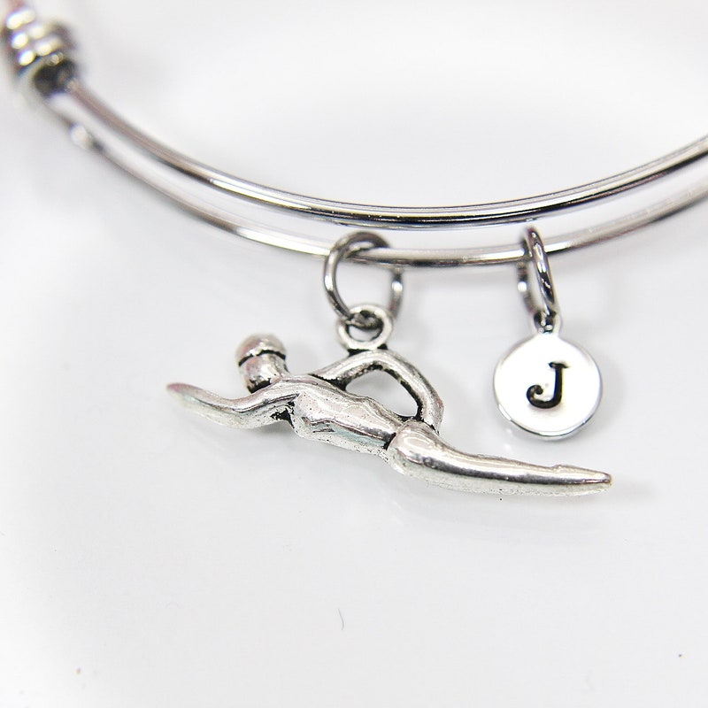 Gold Swim Charm - Etsy