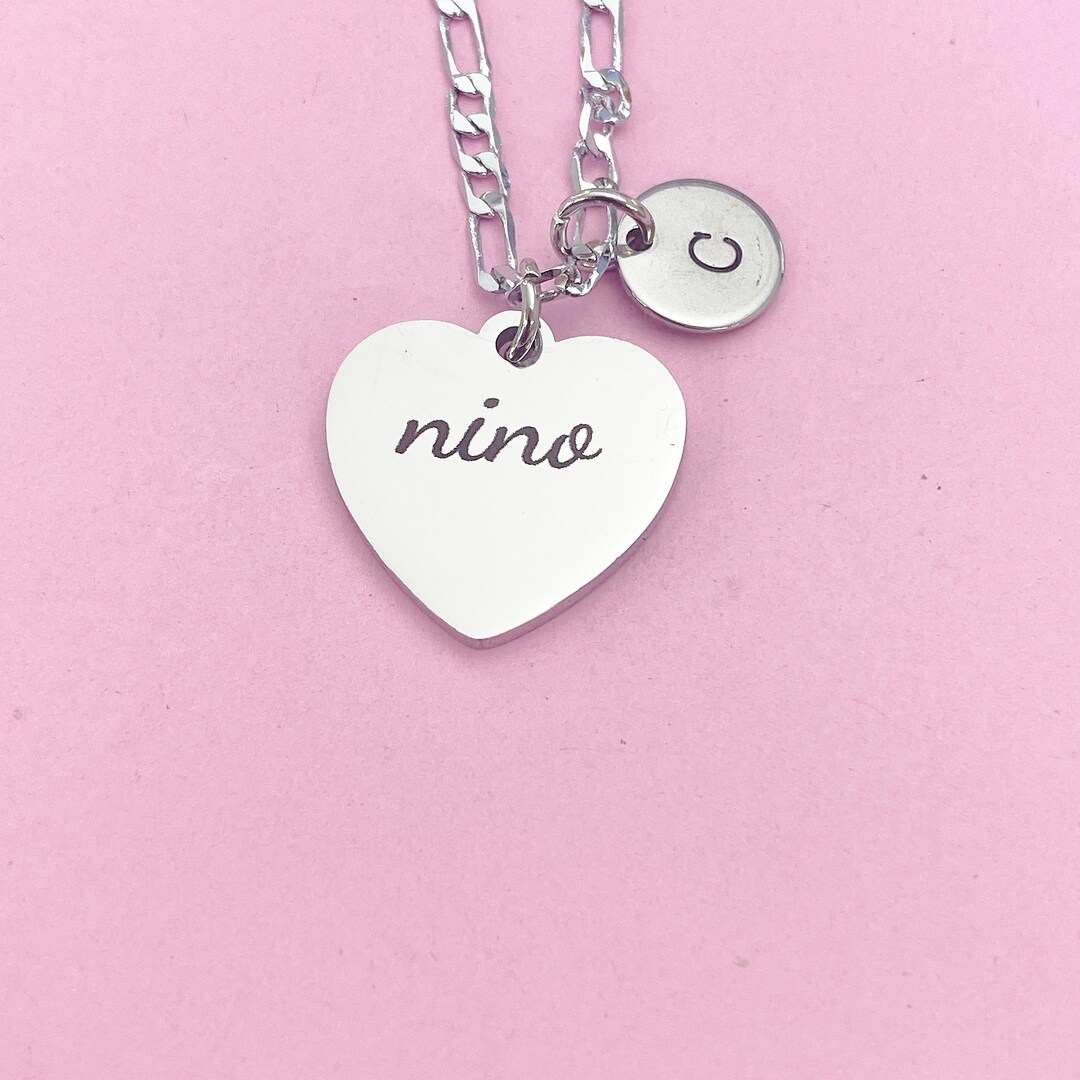 Nino Necklace, Stainless Steel Nino Jewelry, Christmas Gifts for Nino ...