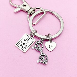 Ophthalmologist Keychain in Silver, Reading Glasses Eye Chart Glasses ...