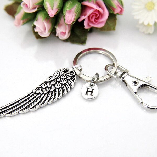 Angel Wing Keychain - Etsy