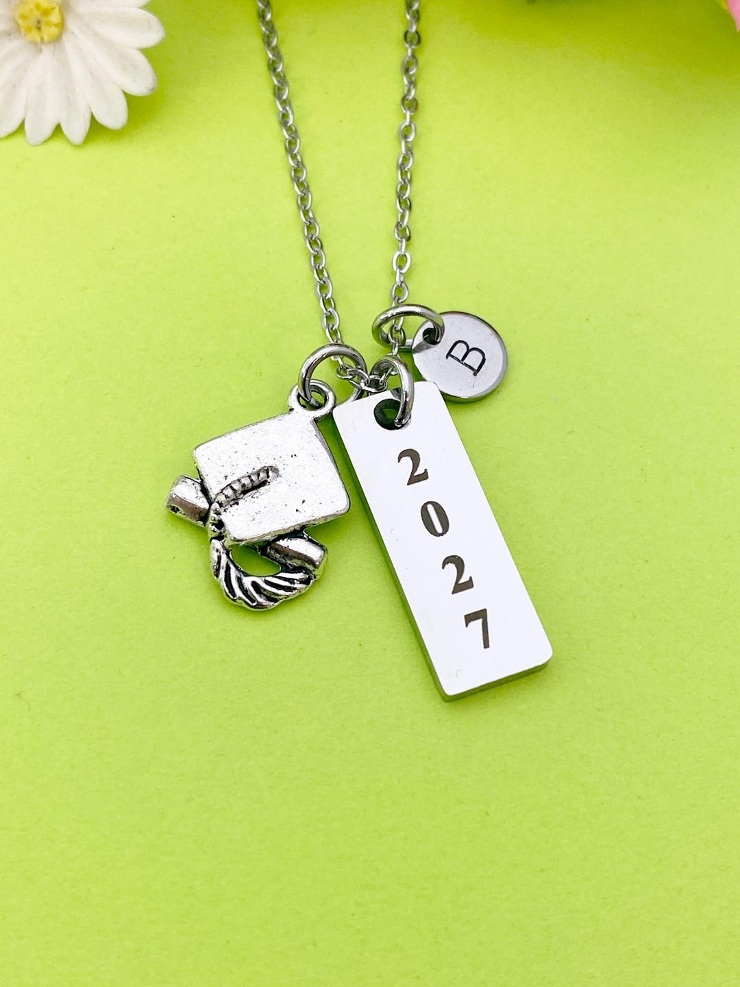 Graduation Cap Charm Necklace, Graduation Gifts, D525 - Etsy