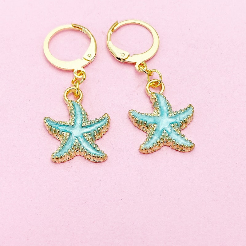 Starfish Earrings - Etsy