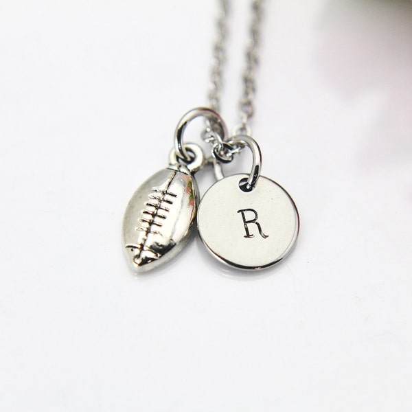 Football Necklace - Etsy