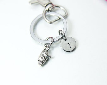Corn Keychain VERY SMALL Corn Keyring Dad Keychain Boyfriend - Etsy