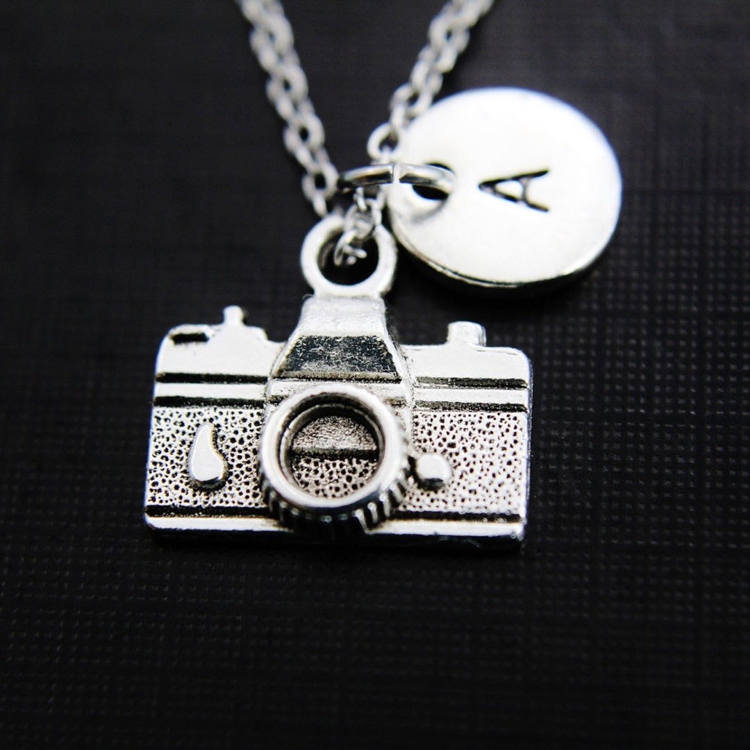 Camera Necklace, Silver Camera Charm, Photographer Gift, Photography ...