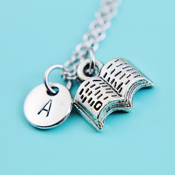 Book Necklace - Etsy