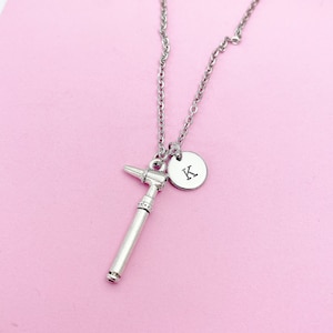 Silver Otoscope Charm Necklace, Otoscope Charm, Audiology Medical ...