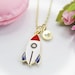 Rocket Necklace, Spacecraft Aircraft Vehicle Rocket Necklace Gifts ...