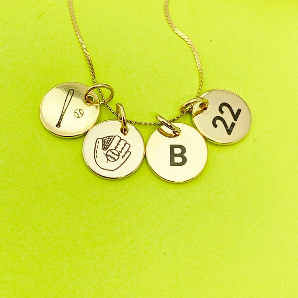 Baseball Necklace - Etsy