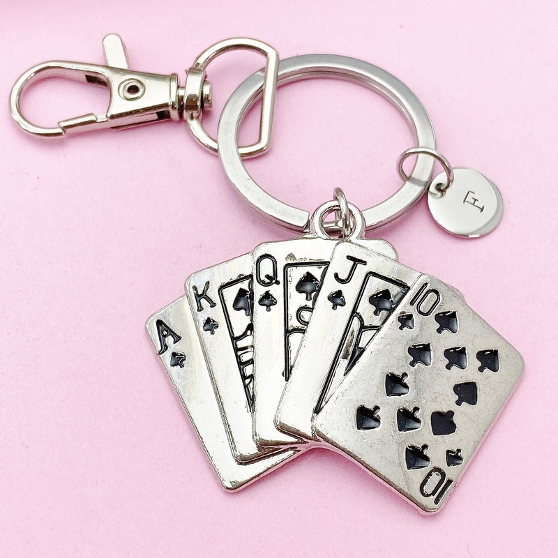 Poker Chip Keychain - Etsy