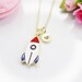 Rocket Necklace, Spacecraft Aircraft Vehicle Rocket Necklace Gifts ...