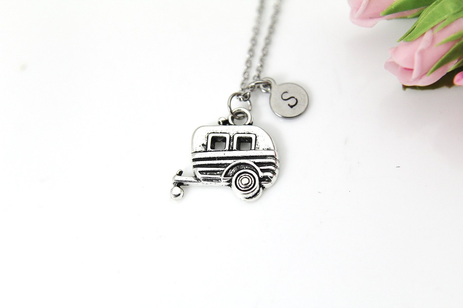 Best Christmas Gift Camper Trailer Necklace RV Camper - Etsy