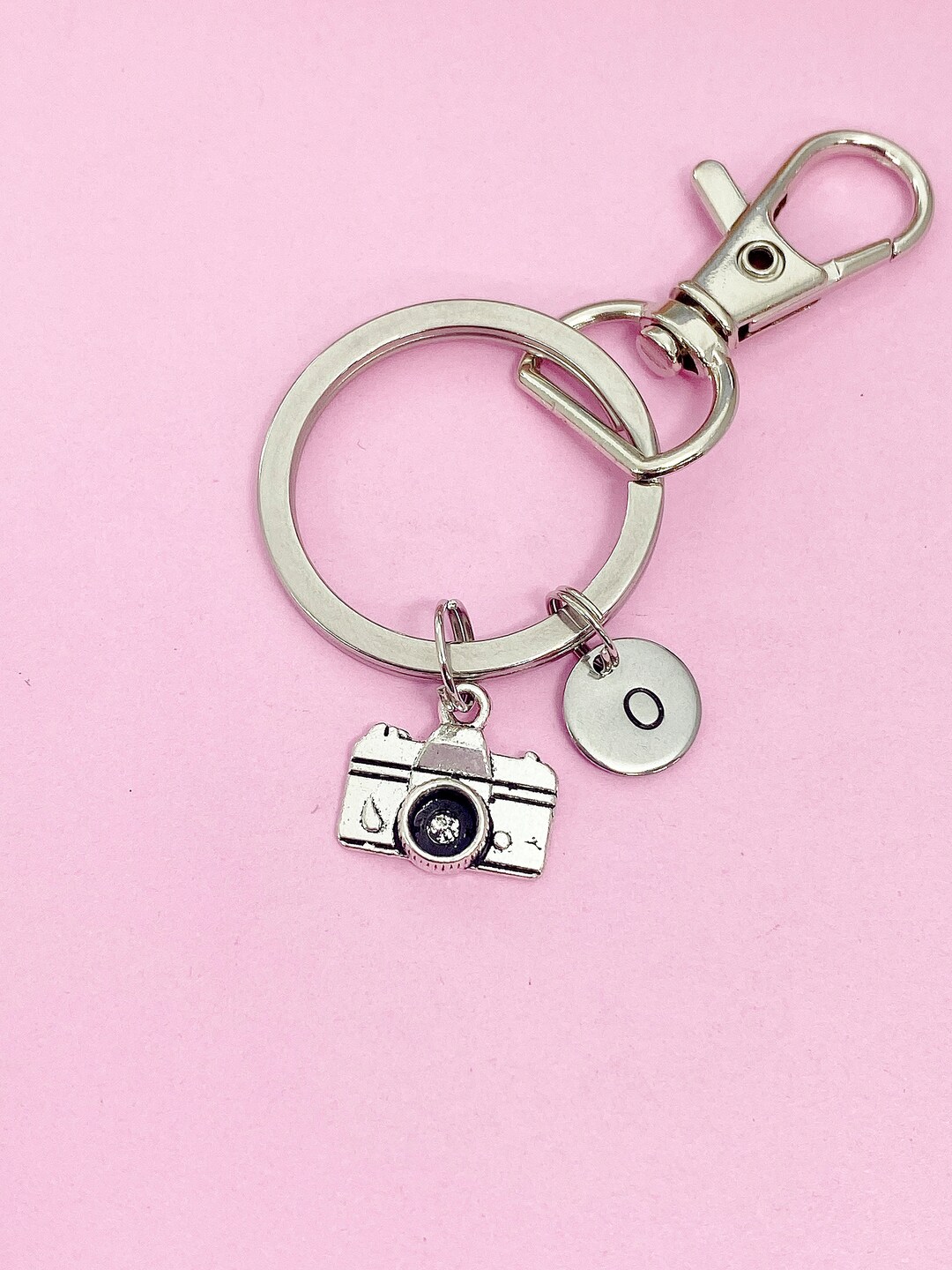 Silver Camera Charm Keychain Photographer Photojournalist Cameraman ...