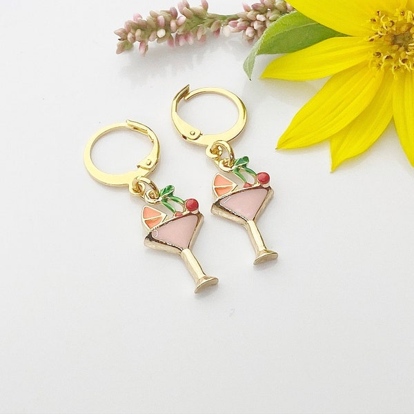 Cocktail Earrings - Etsy