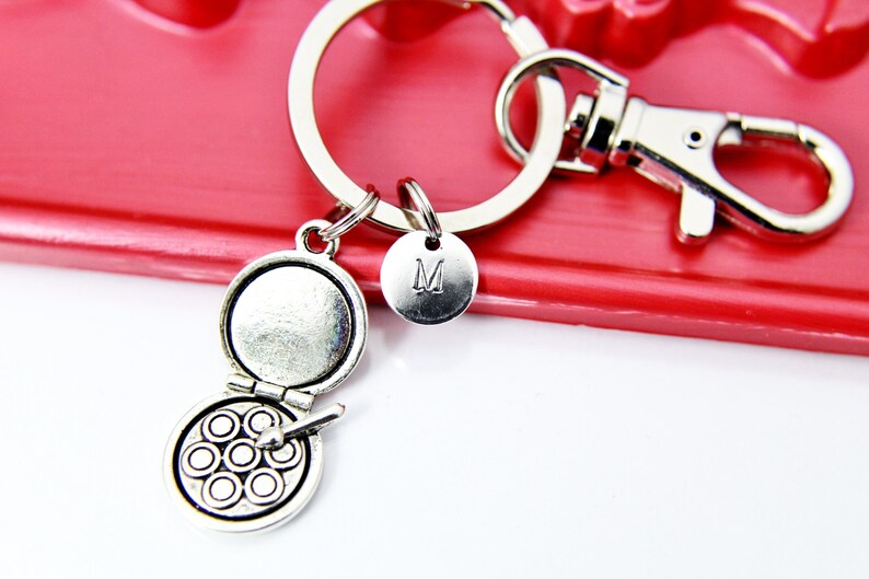 Silver Makeup Charm Keychain Makeup Artist Gifts N2250 - Etsy