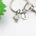 Monkey Keychain Silver Monkey Pendant Charm Keychain With - Etsy