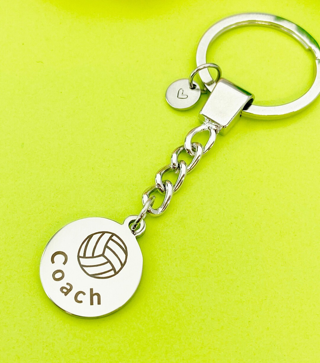 Volleyball Coach Keychain, Stainless Steel, Best Seller Christmas Gifts ...