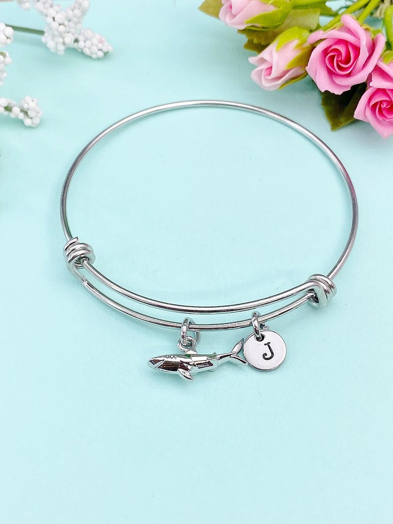 Silver Shark Charm Bracelet, Biologist Research Technician Aquarist ...