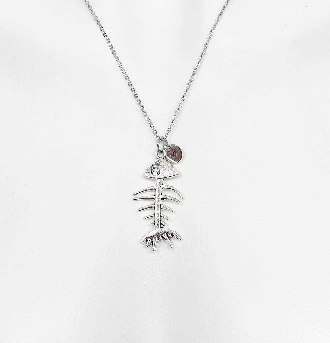 Fishbone Necklace Charismas Gifts, Personalized Gifts, N566A - Etsy