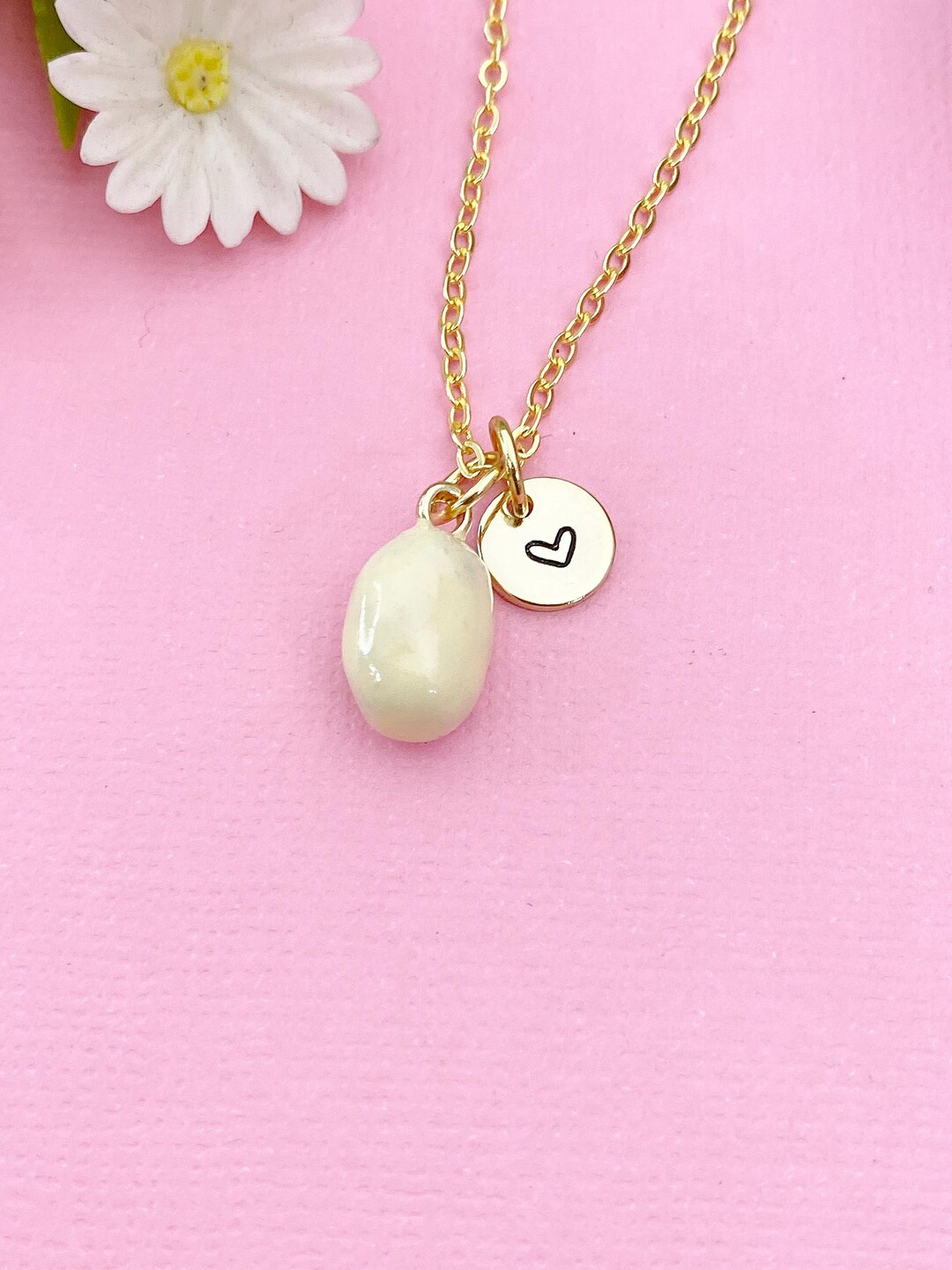 Gold Potato Charm Necklace, N6008 - Etsy