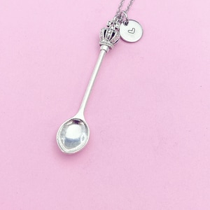 Kitchen Utensil Cross Crown Spoon Charm Necklace, N5604 - Etsy