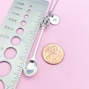 Kitchen Utensil Cross Crown Spoon Charm Necklace, N5604 - Etsy