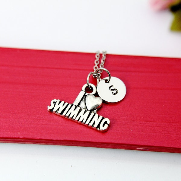 Swimming Necklace - Etsy