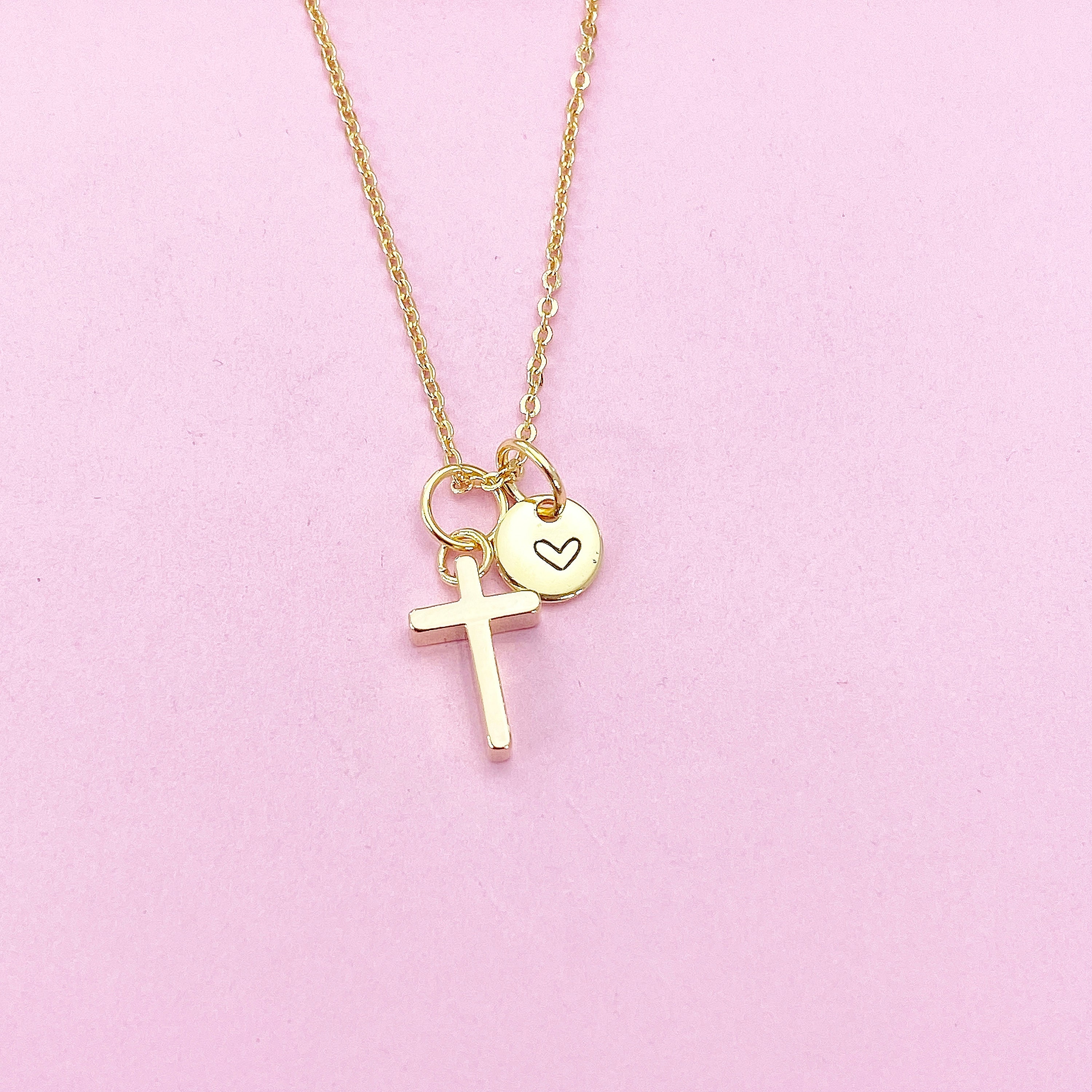 Gold Cross Necklace, Tiny Cross Jewelry, N5062 - Etsy