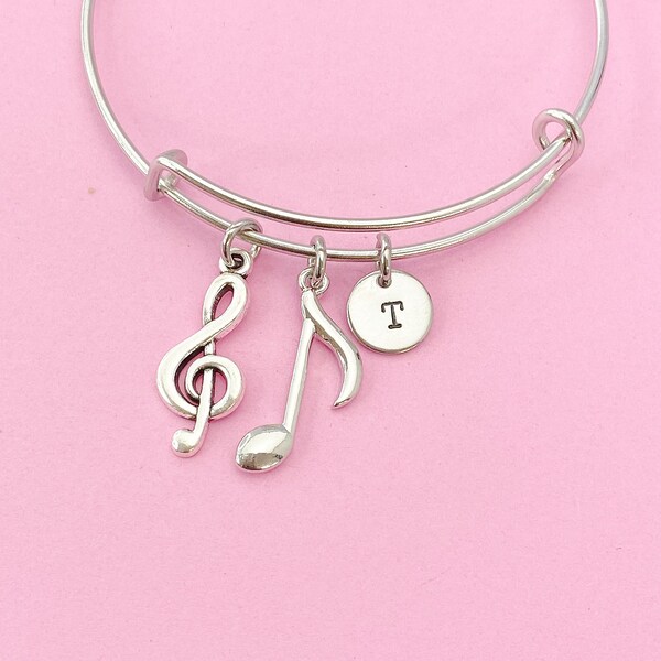 Music Note Bracelet - Etsy